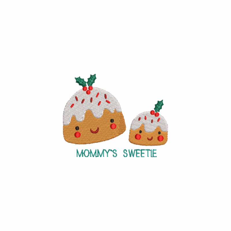 🎄 Free Mommy’s Sweetie Pudding Machine Embroidery Design🎁 - Custom ...